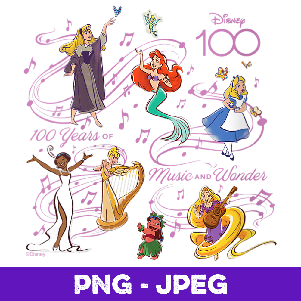 Disney 100 Years of Music and Wonder Princess Songs D100 V3 | Inspire ...