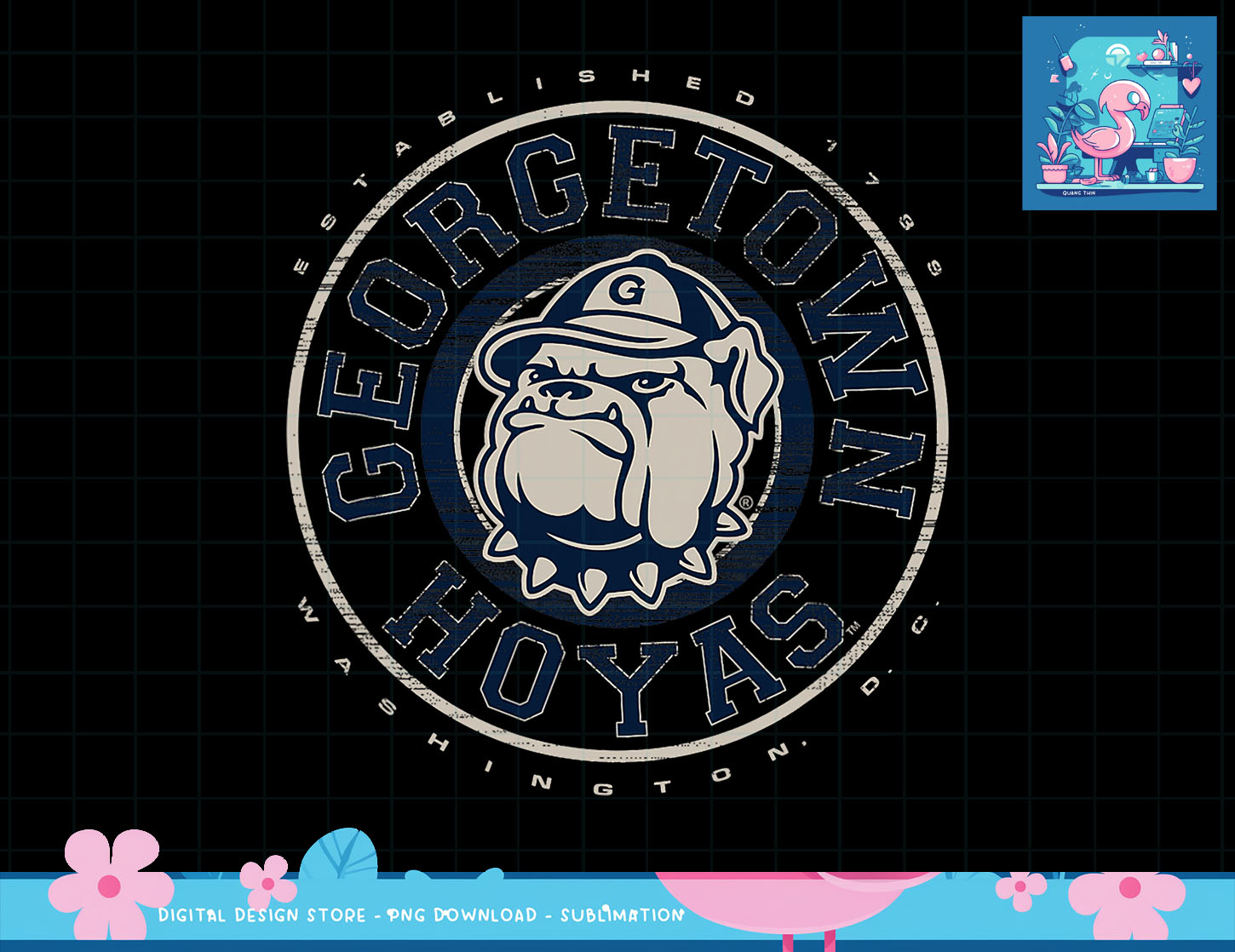 Georgetown Hoyas Showtime Logo Officially Licensed T-Shirt c - Inspire ...