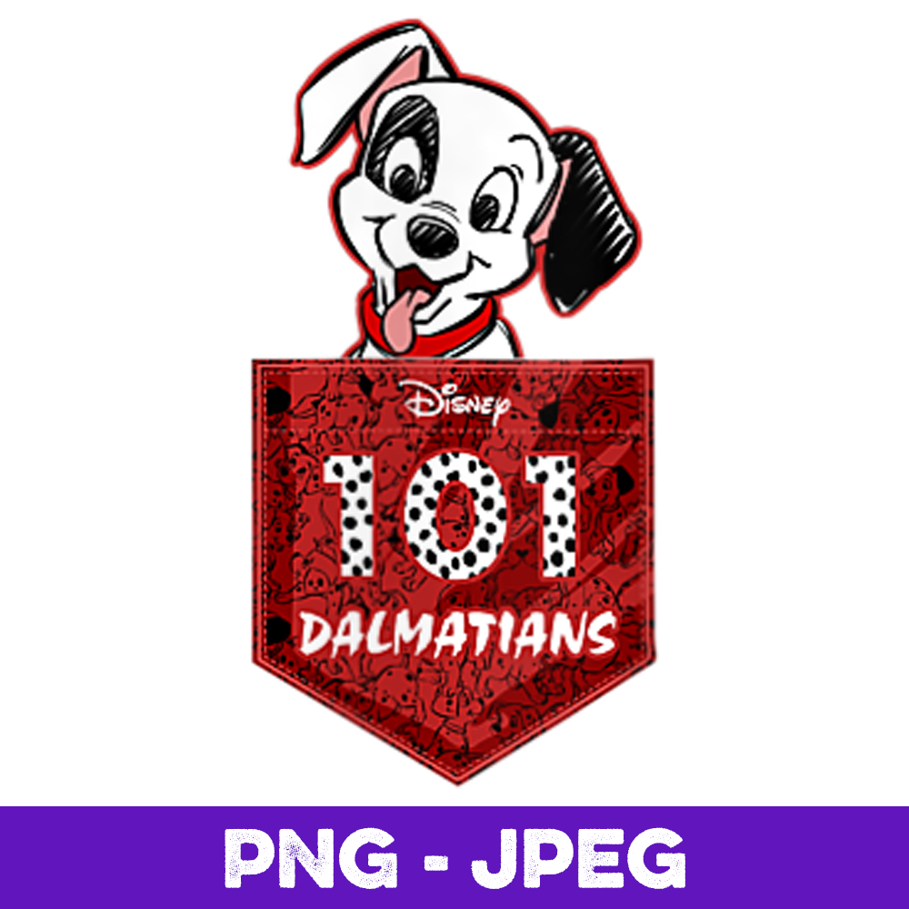 Disney 101 Dalmatians Pocket Logo V2 , PNG Design, PNG Insta | Inspire ...