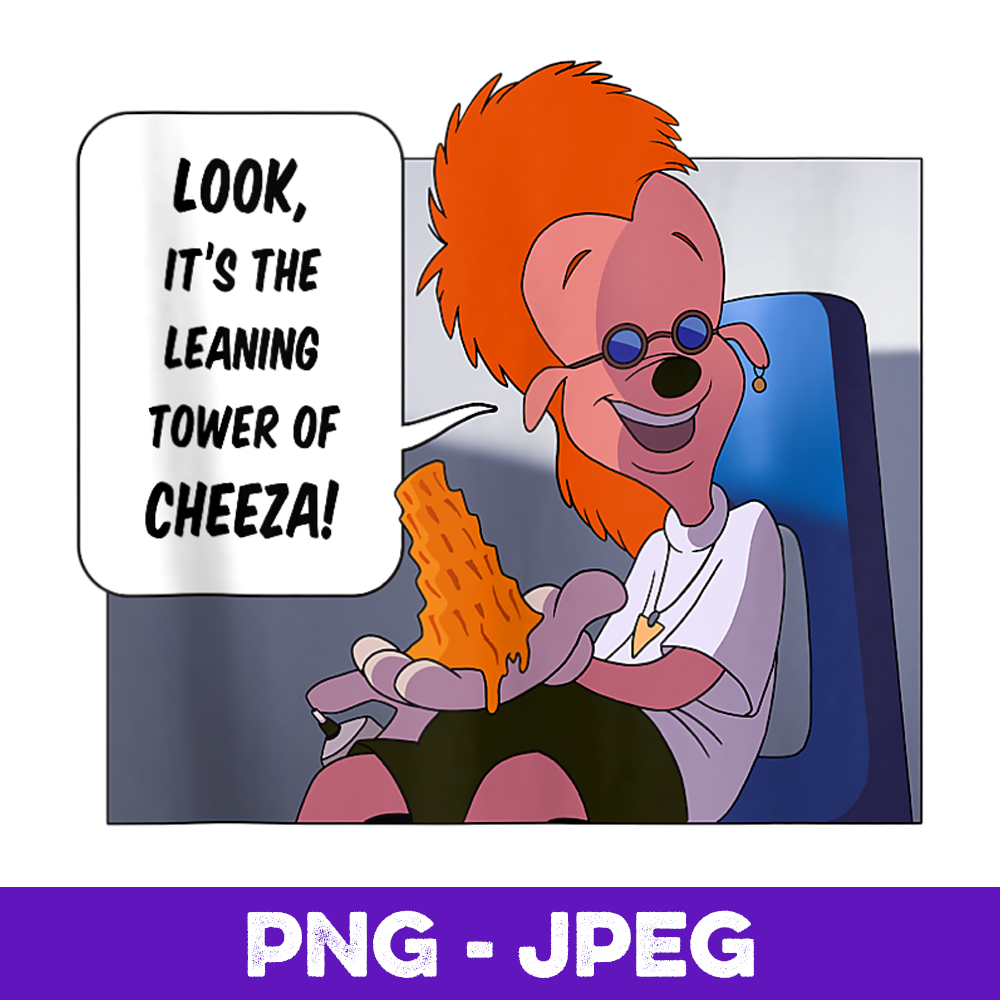 Disney A Goofy Movie The Leaning Tower Of Cheeza V2 , PNG De | Inspire ...