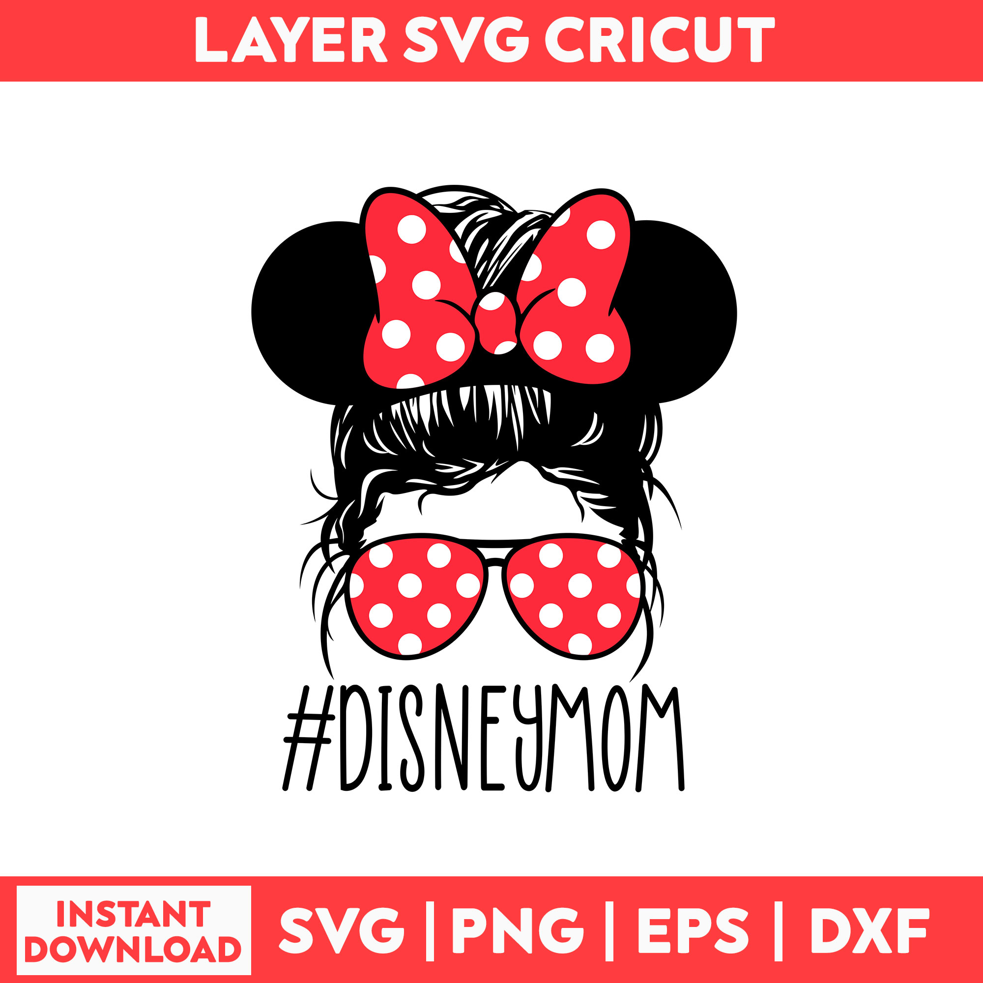 Disney Mom Svg, Mom Svg, Minnie Mouse Svg, Disneymom Svg, Di - Inspire ...
