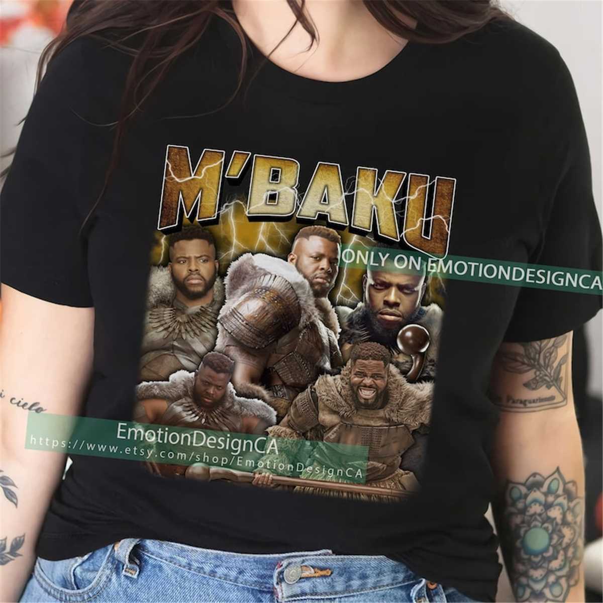 Marvel Black Panther 2 Wakanda Forever M'Baku Portrai Vintag - Inspire ...