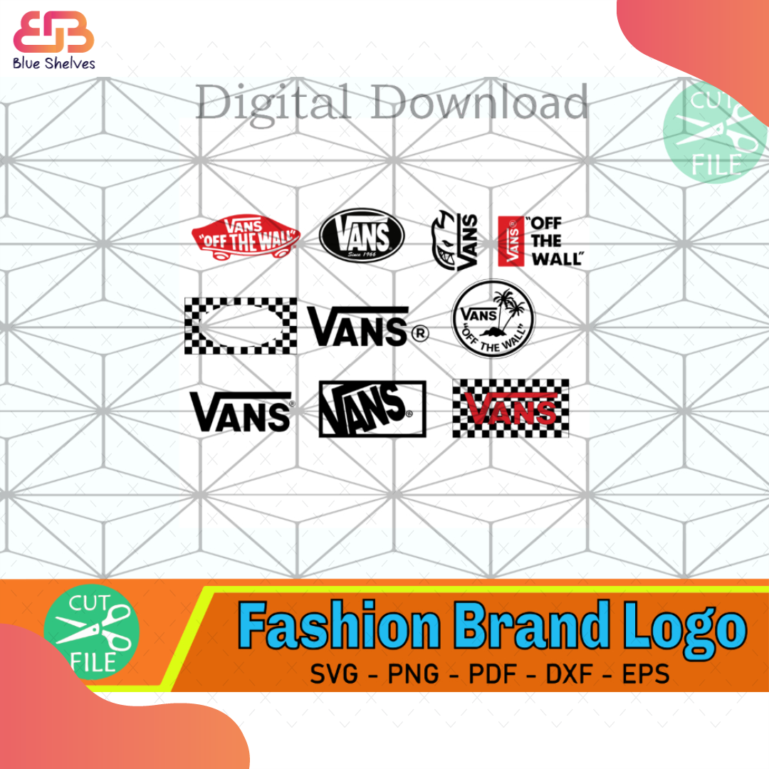 Vans Logo Bundle Svg, Logo Svg, Vans Svg, Caro Vans Svg, Van - Inspire ...