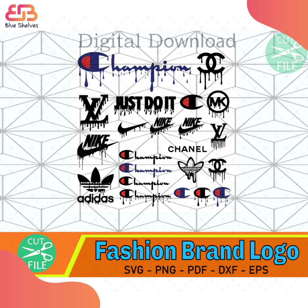 Dripping Logo Bundle Svg, Logo Svg, Dripping Logo Svg, Champ | Inspire ...