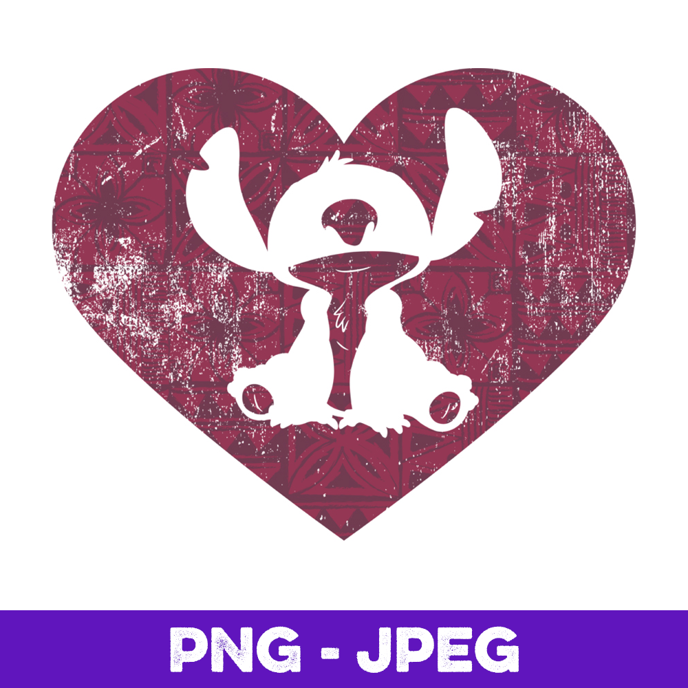 Disney Lilo & Stitch Valentine's Day Heart Stitch V1 | Inspire Uplift