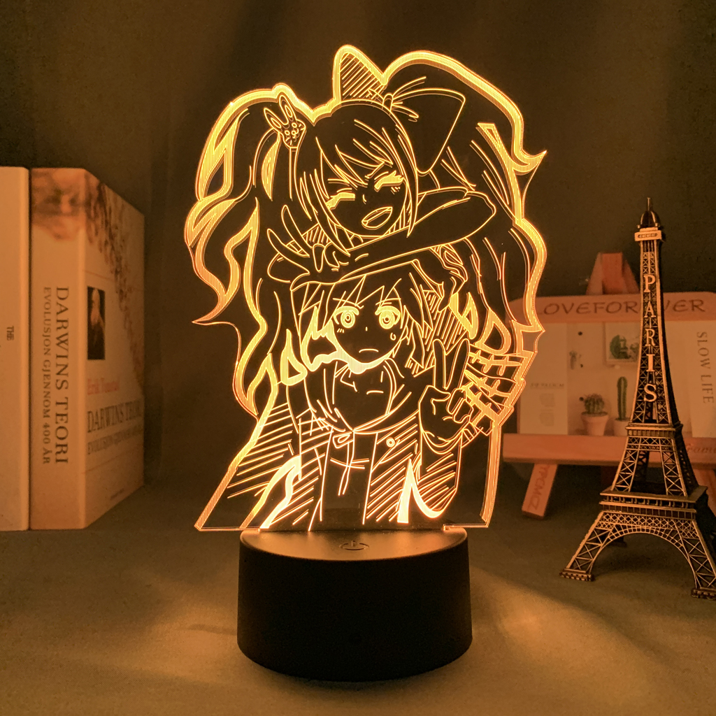 Danganronpa Junko Enoshima Light Led Acrylic Light Junko - Inspire Uplift
