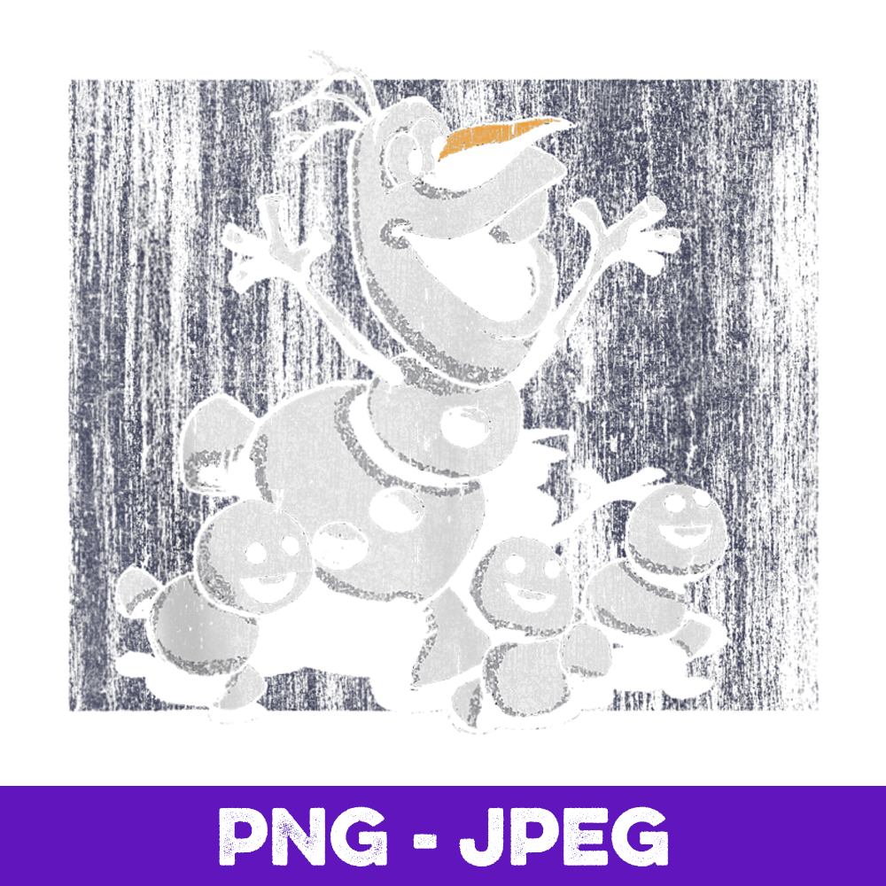 Disney Frozen Olaf And Snowgies Portrait V2 , PNG Design, PN | Inspire ...