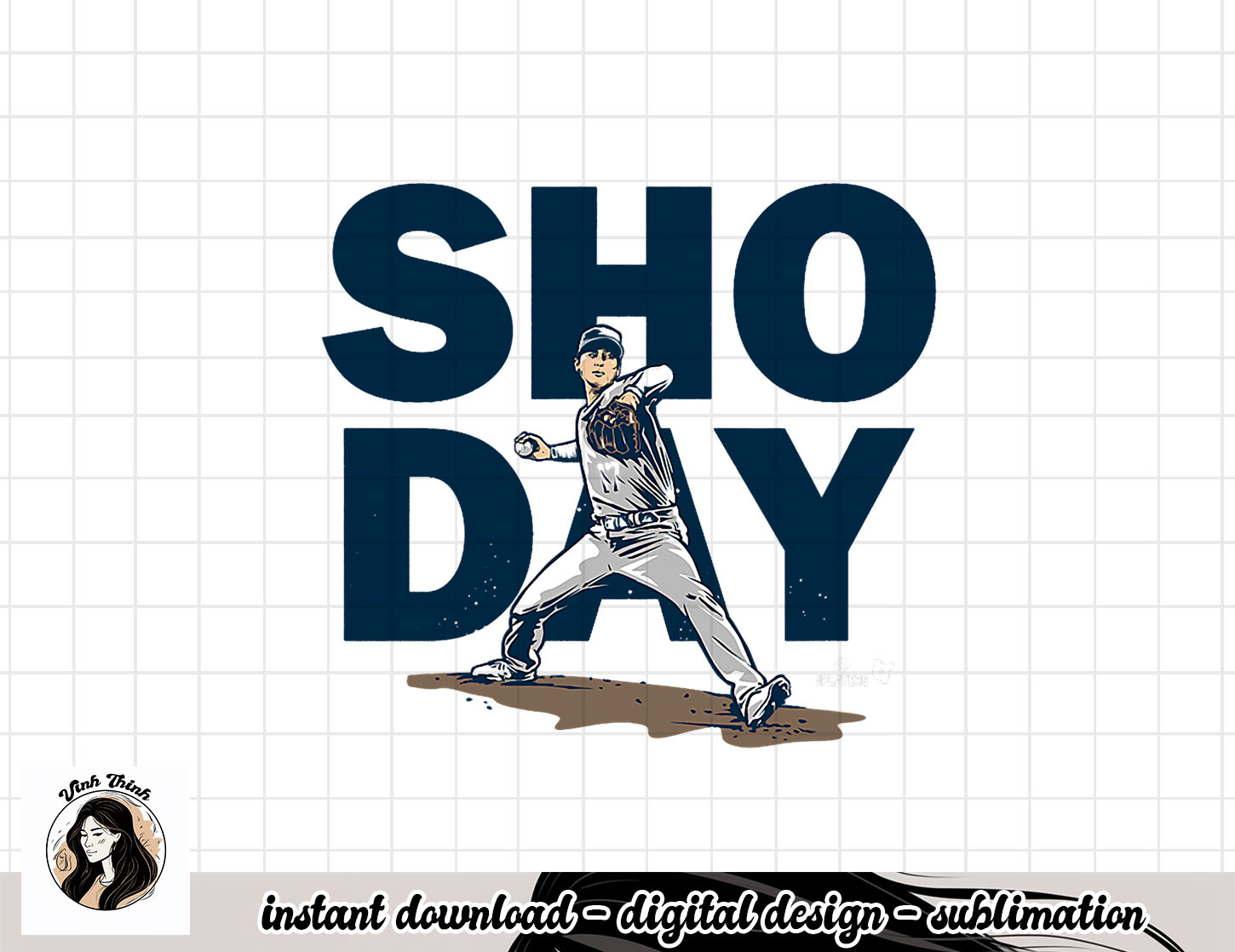 Shohei Ohtani - Sho Day - Los Angles Baseball png - Inspire Uplift