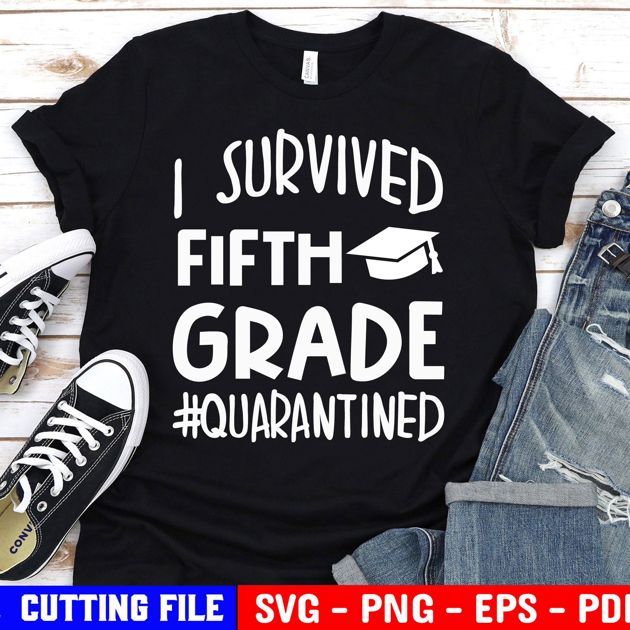 I Survived Fifth Grade Quarantined Svg, Last Day Of School, | Inspire ...