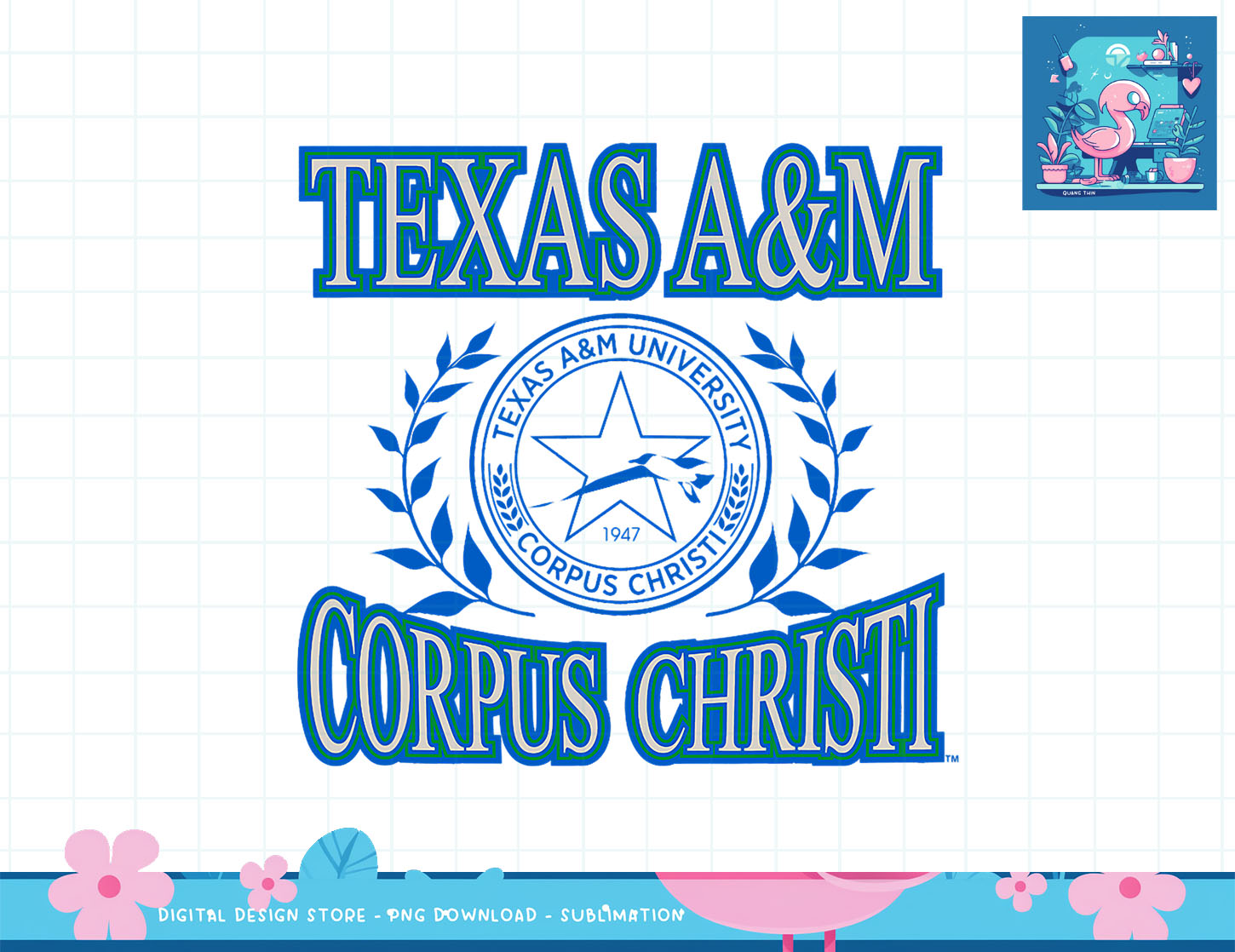 Texas A&M Corpus Christi Islanders Laurels png - Inspire Uplift