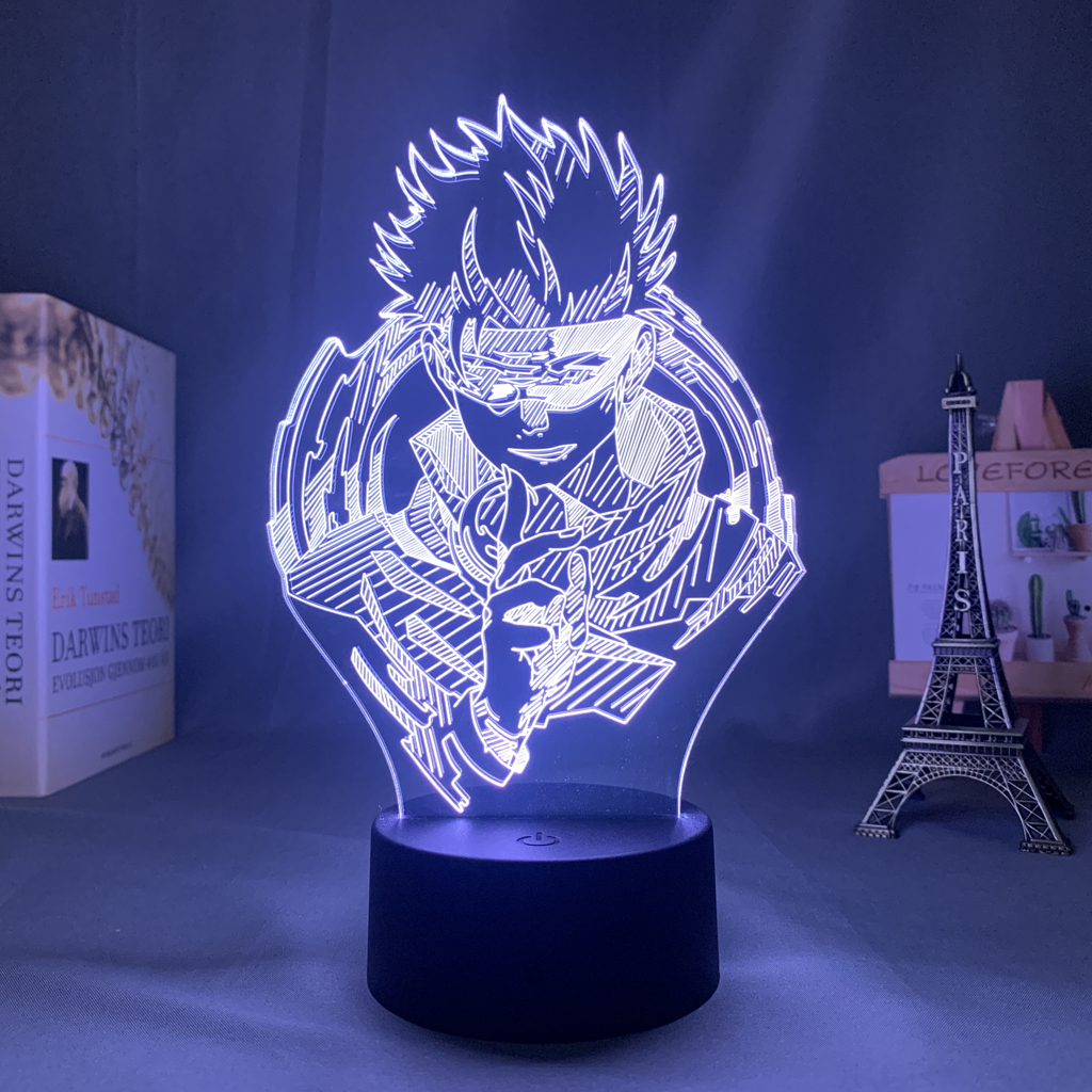 Jujutsu Kaisen Satoru Gojo 3D Night Light LED Colorful Manga - Inspire ...