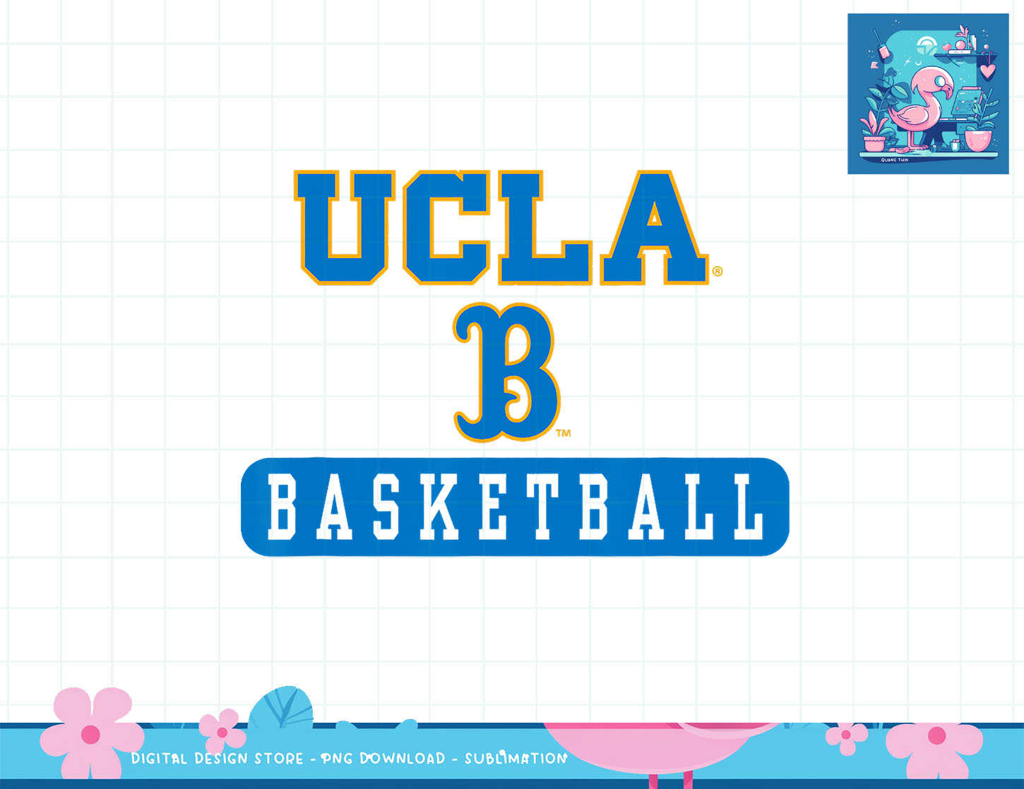 UCLA Bruins Basketball Officially Licensed png - Inspire Uplift