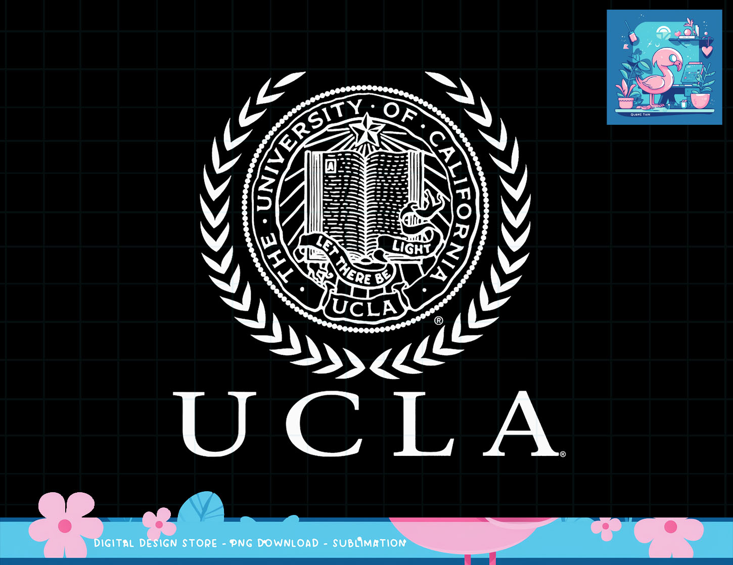 UCLA Bruins Crest Pink Officially Licensed png - Inspire Uplift