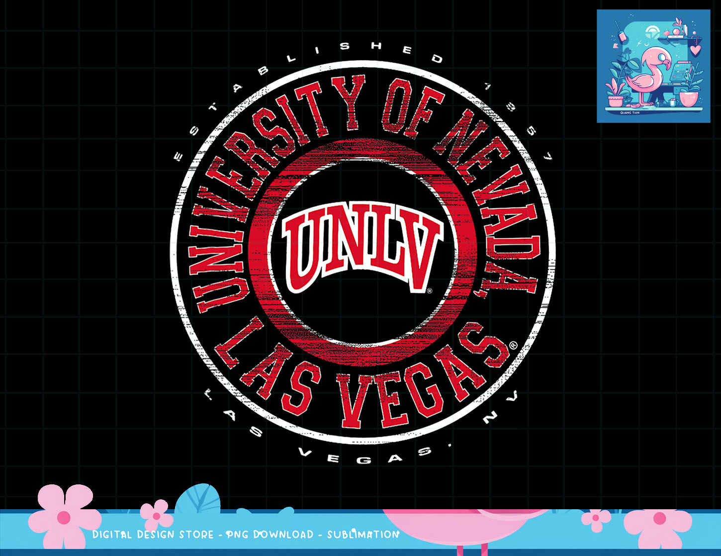 UNLV Rebels Showtime Logo Officially Licensed png - Inspire Uplift