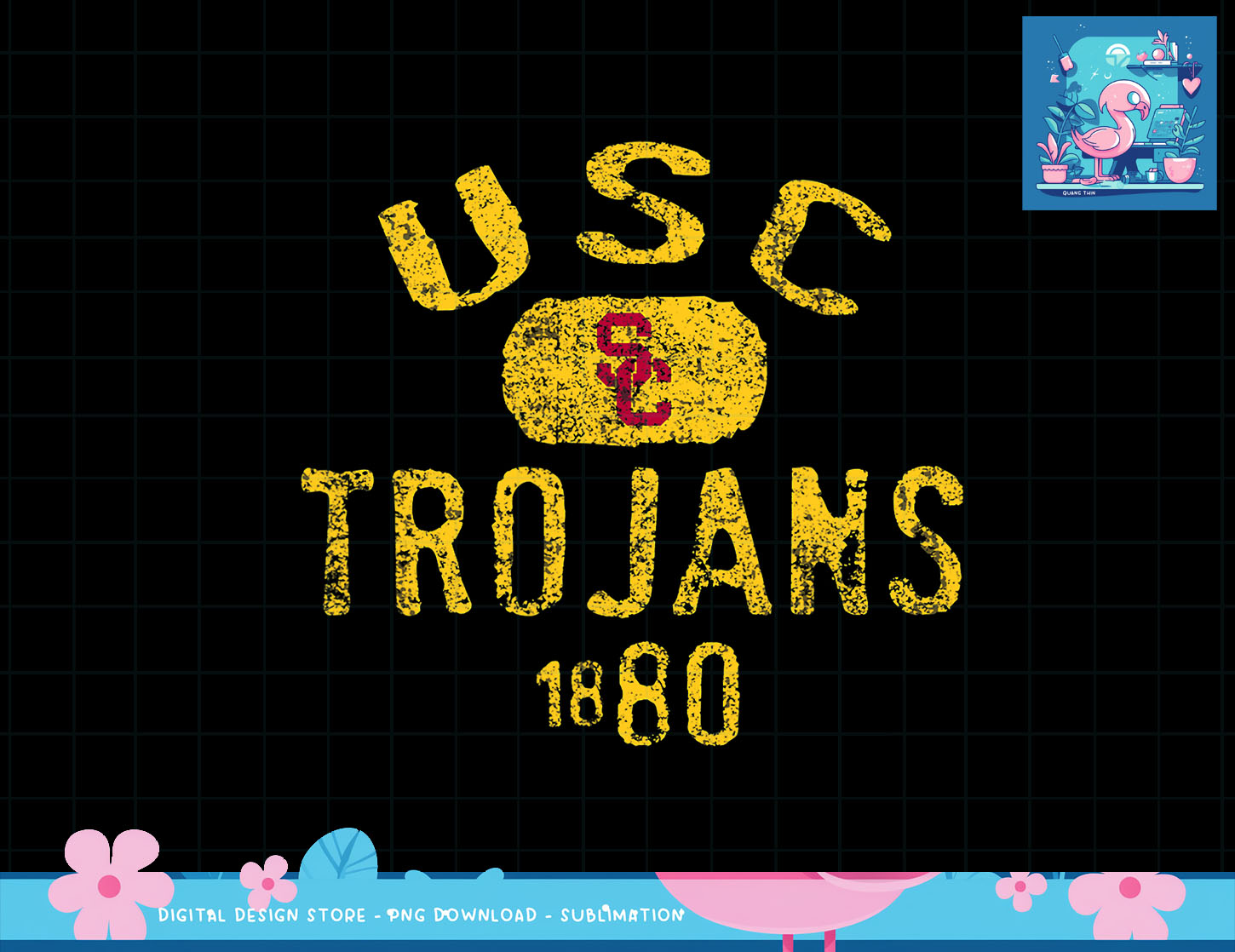 USC Trojans Vintage 1880 png - Inspire Uplift