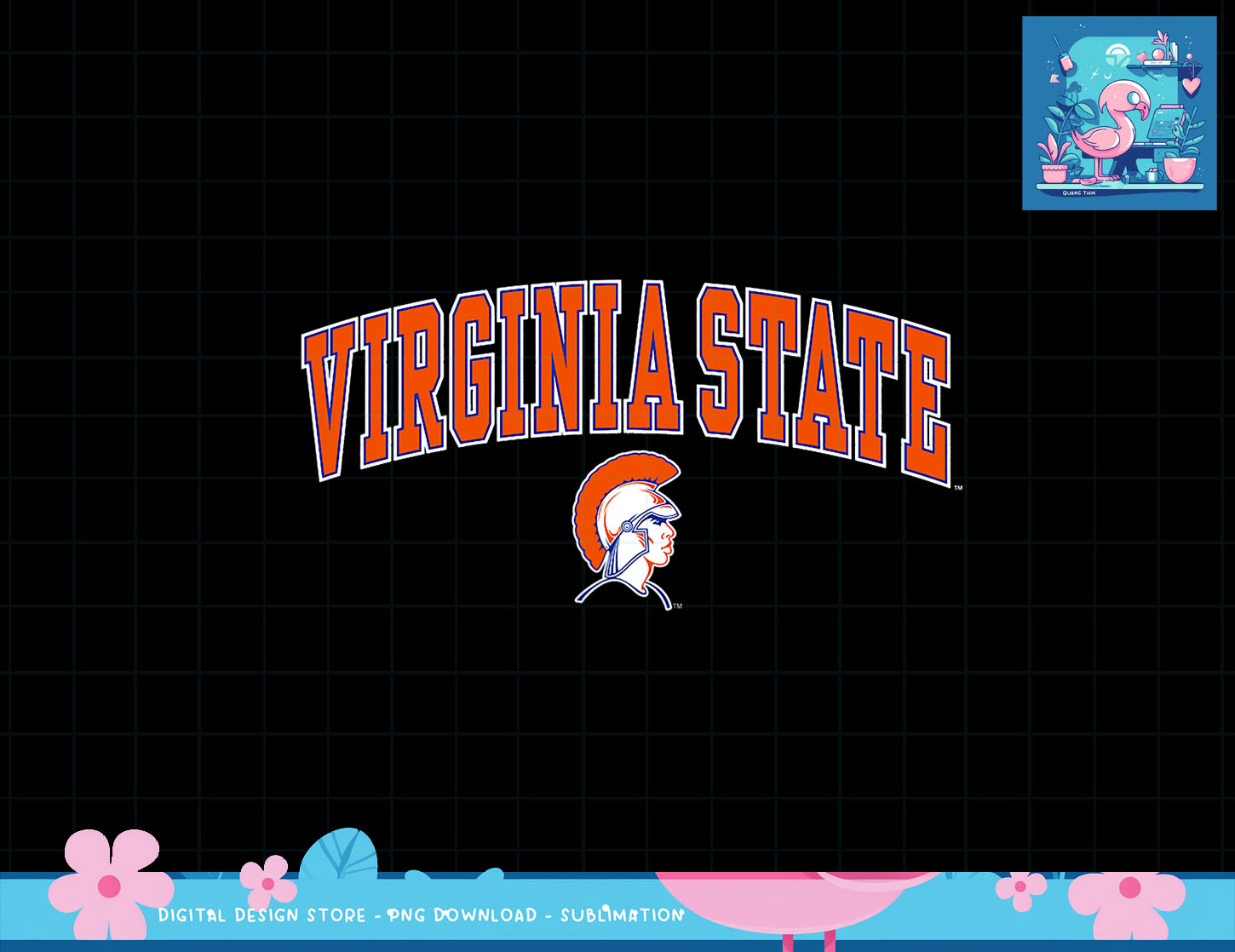 Virginia State Trojans Arch Over Blue Officially Licensed pn - Inspire ...