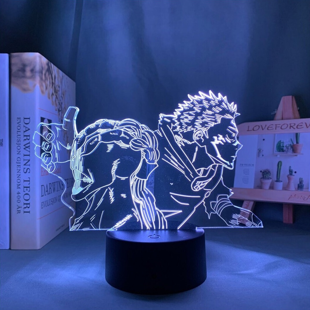 Jujutsu Kaisen Ryomen Sukuna 3D Acrylic Night Light LED Ligh - Inspire ...