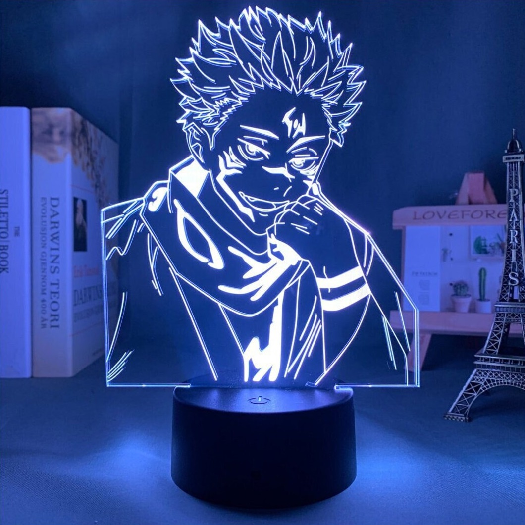 Jujutsu Kaisen Ryomen Sukuna 3D Acrylic Night Light - Inspire Uplift