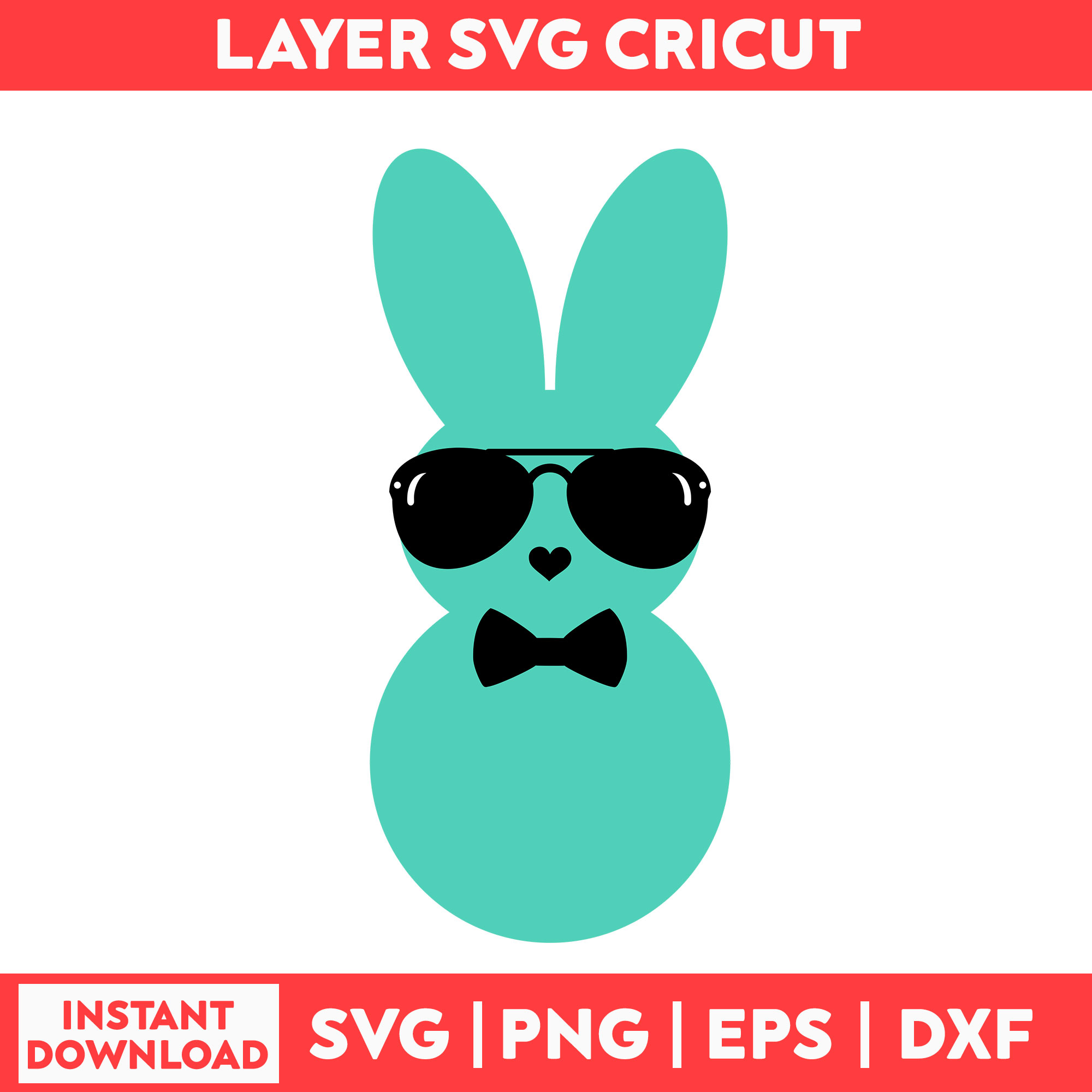 Hipster Easter Bunny Boy Svg, Bunny Svg, Boy Svg, Easter Svg | Inspire ...