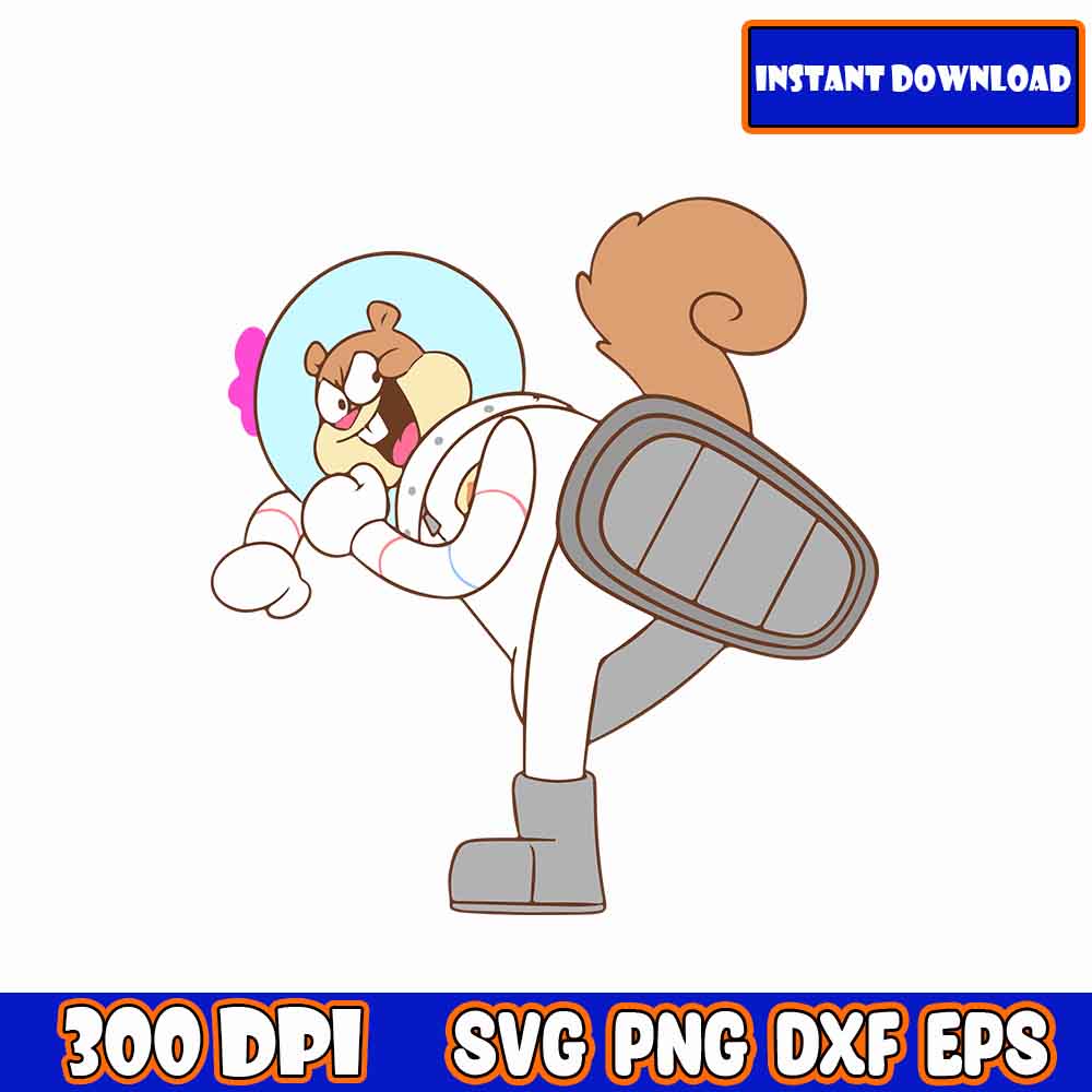 SandyCheeks SVG, Spongebob svg layered, spongebob png, spong | Inspire ...