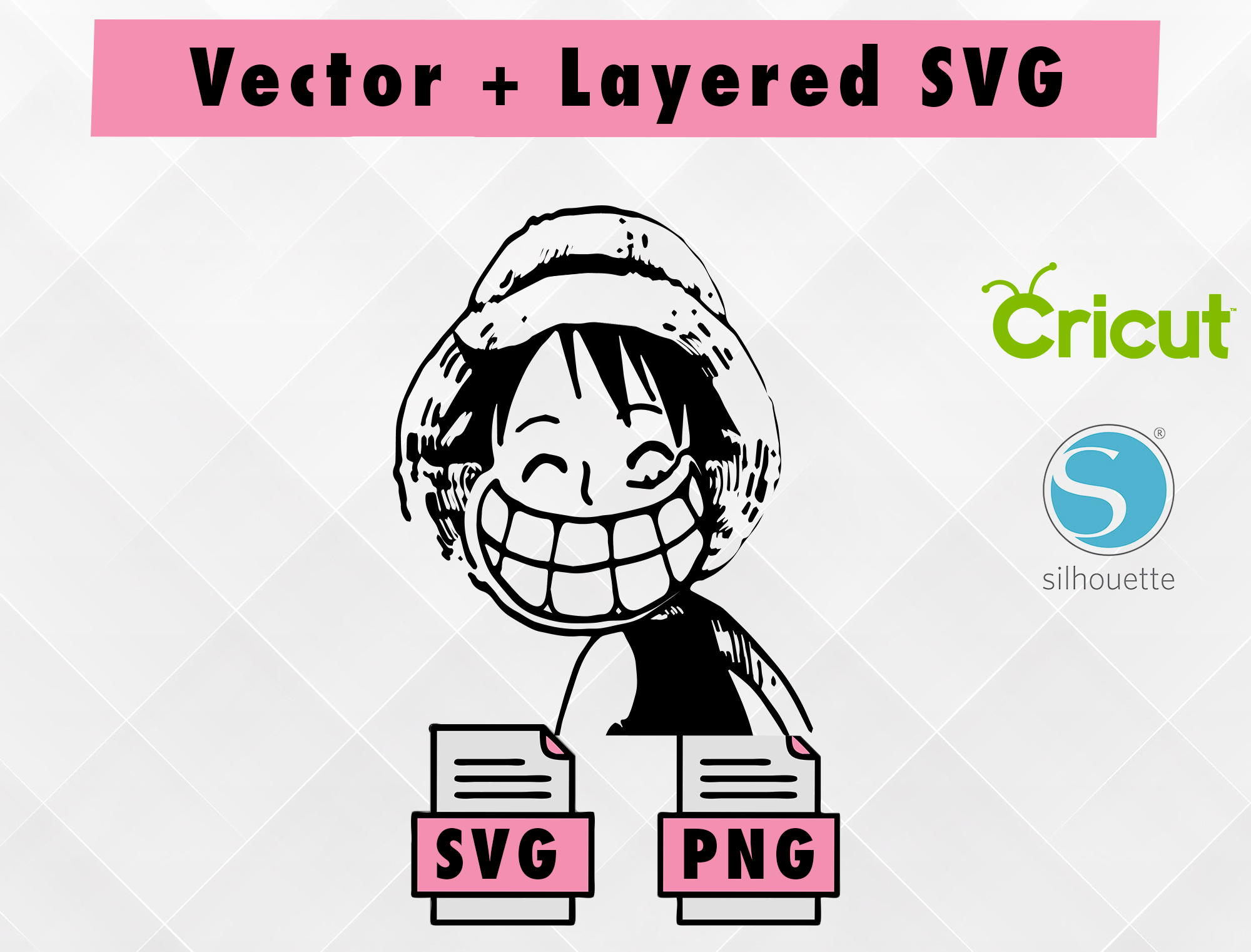 Luffy SVG, Luffy One Piece SVG, One Piece SVG, Anime Cartoon | Inspire ...