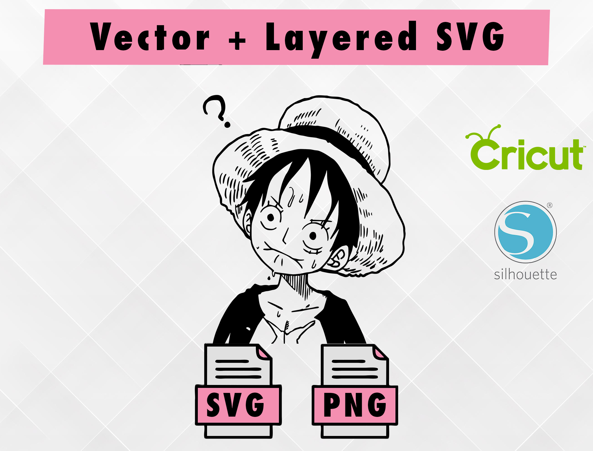 Luffy SVG, Luffy One Piece SVG, One Piece SVG, Anime Cartoon - Inspire ...