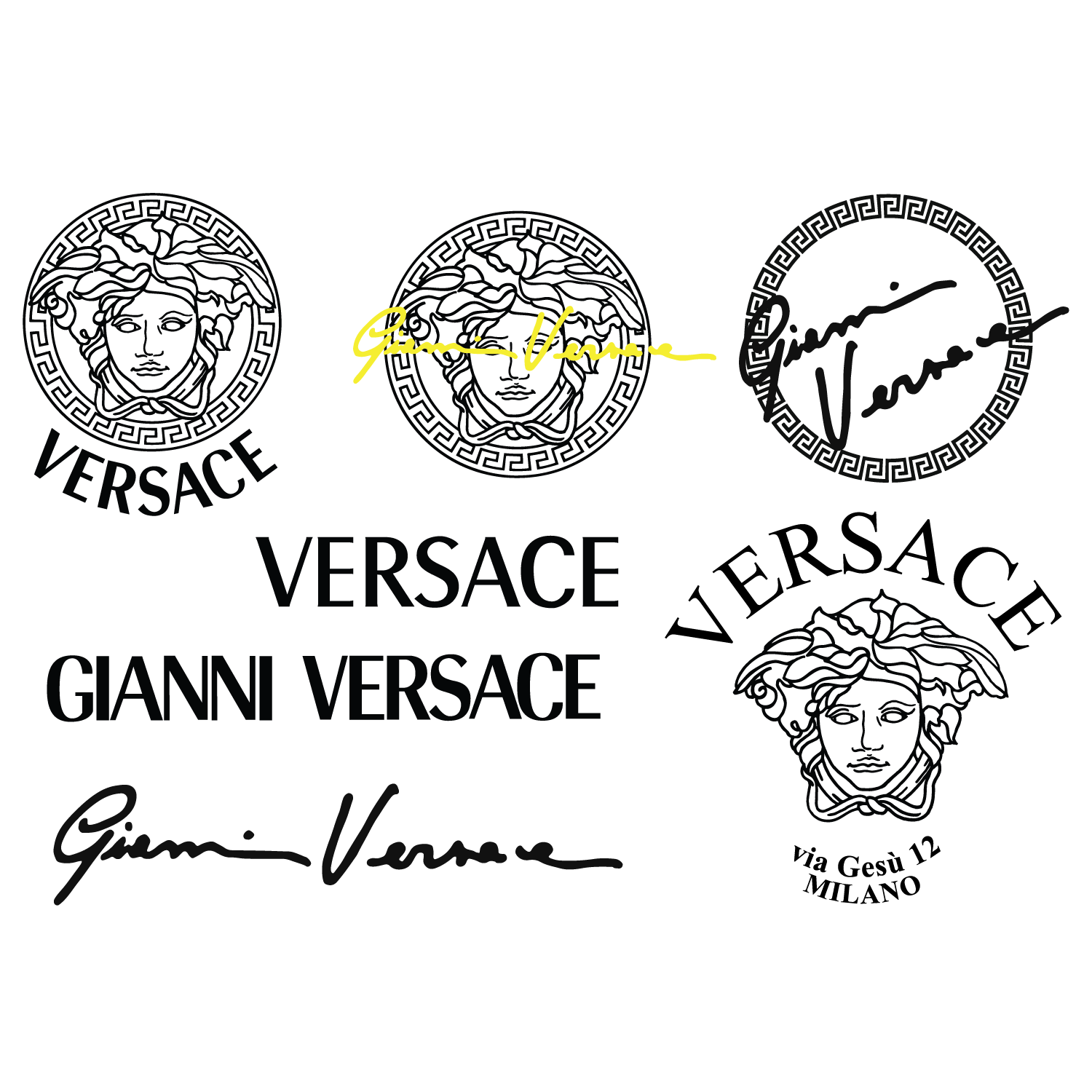 versace Logo Svg, Nike Logo Svg, NikeLogo Svg, Fashion Logo | Inspire ...