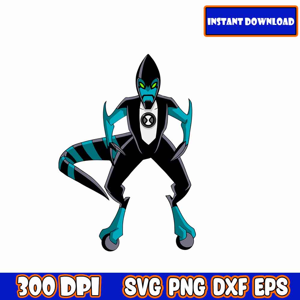 Ben10 SVG Silhouette, Vector, Cricut, Cutting Files, SVG Fil | Inspire ...