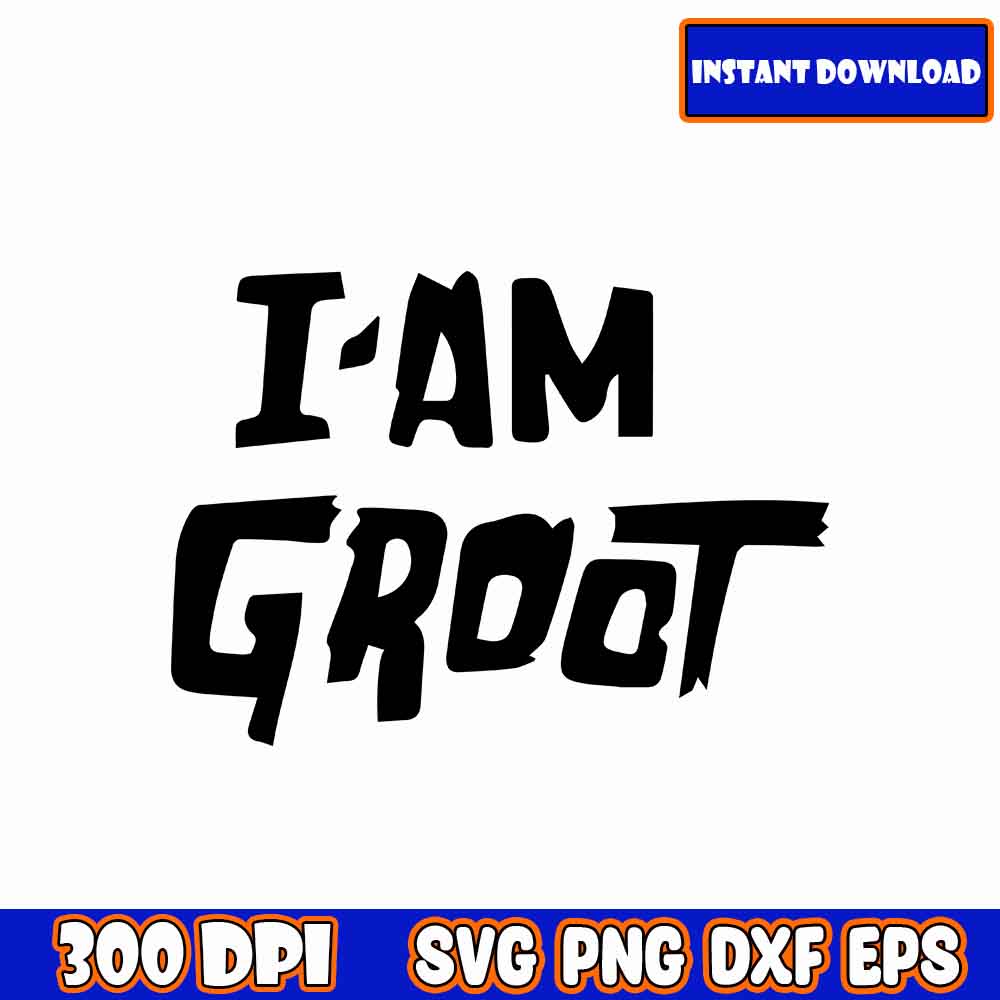i am groot svg, groot sticker svg, groot clipart, groot laye | Inspire ...