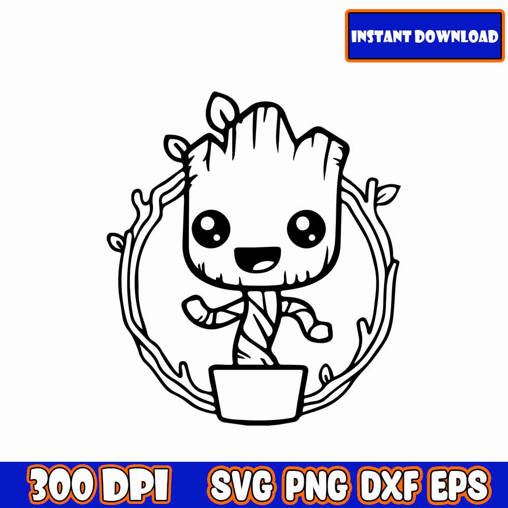 Groot Svg Bundle, Groot Clipart, I Am Groot Svg, Svg For Cri | Inspire ...