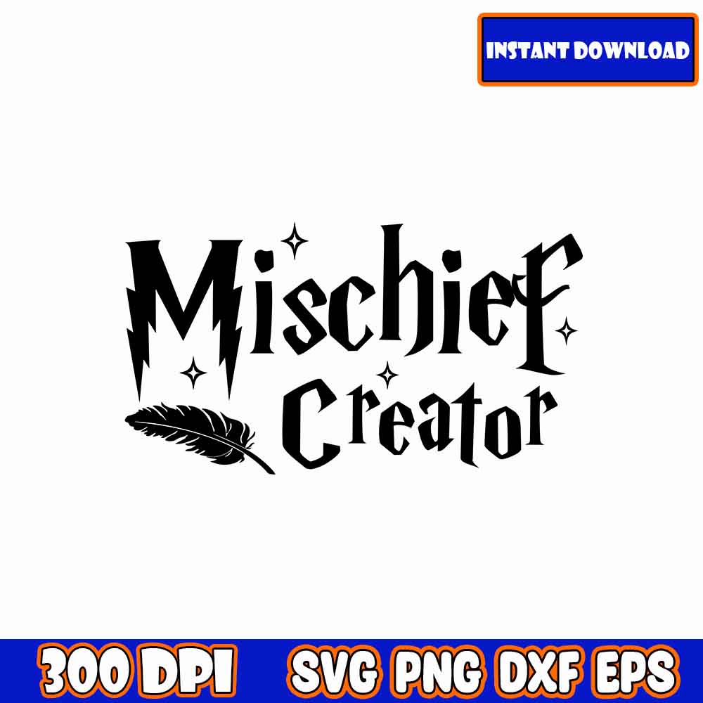 Mischief Creator SVG, Magic Harry Png Svg Bundle, Potter Png - Inspire ...