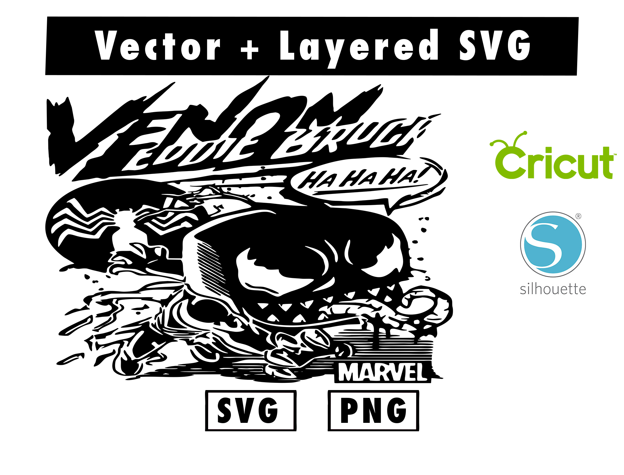 Venom svg & png files for cricut machine , anime svg , manga | Inspire ...