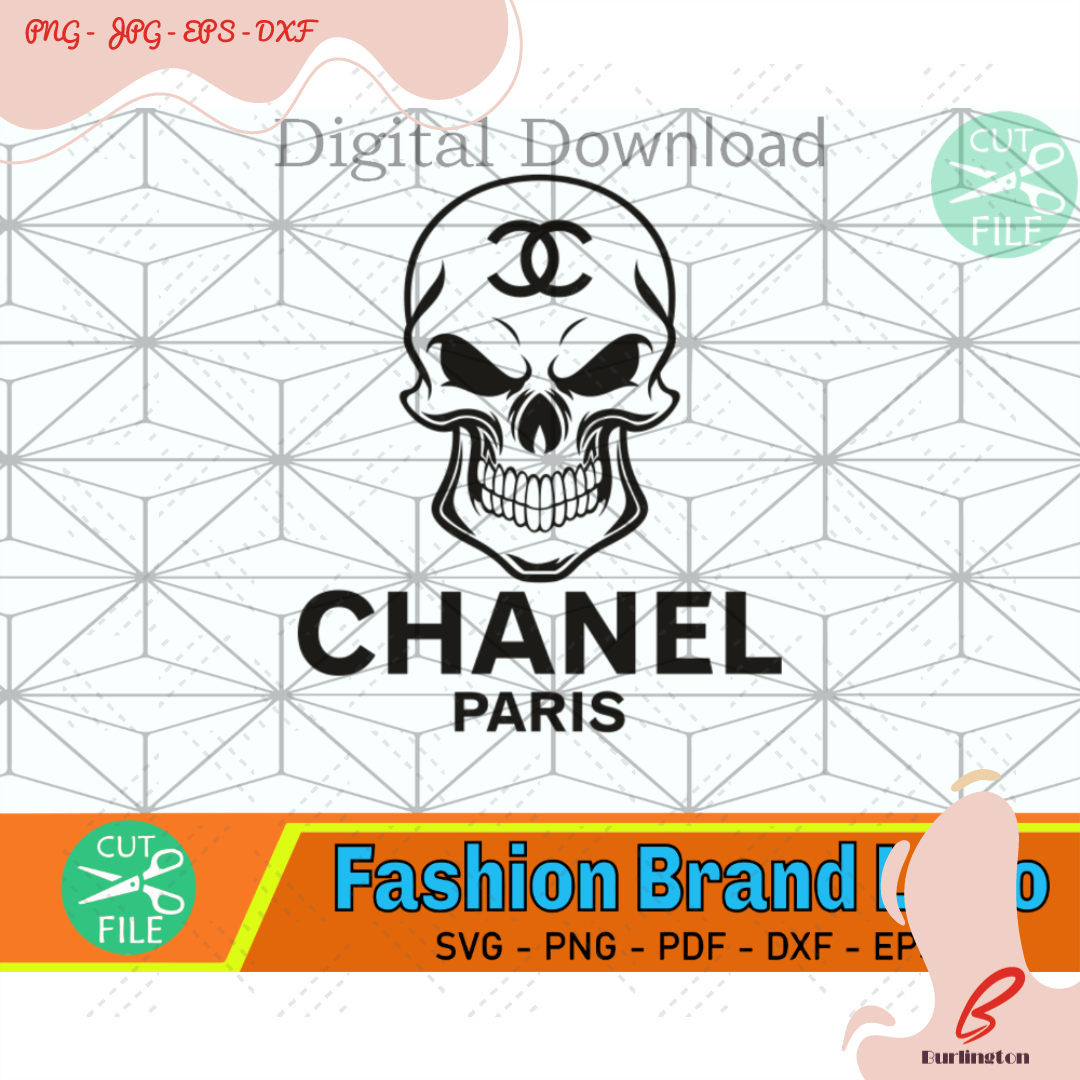 Chanel Skull Logo Svg, Chanel Svg, Chanel Logo Svg, Skull Sv - Inspire ...