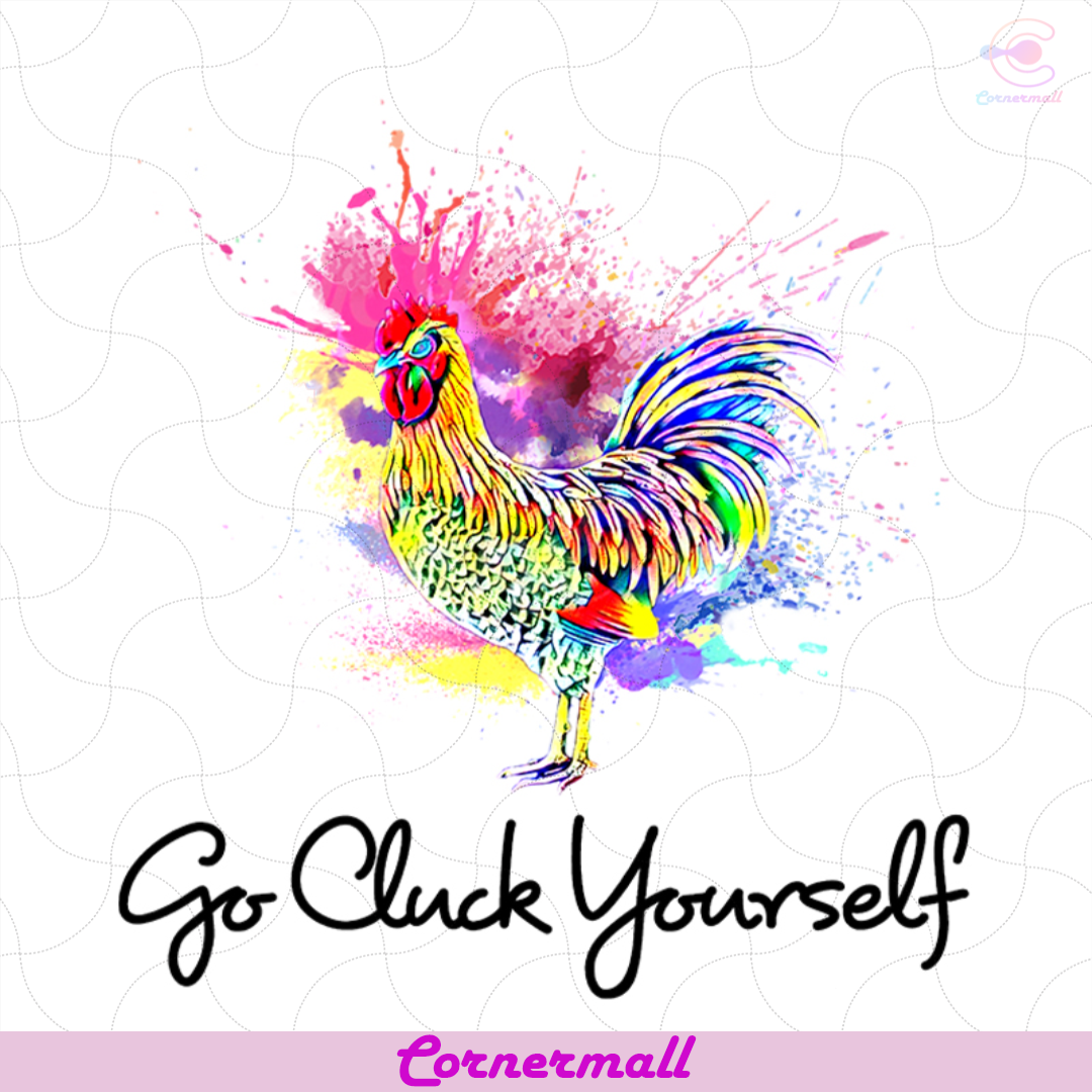 Go Cluck Yourself Chicken Svg, Watercolor Chicken Svg, Trend | Inspire ...