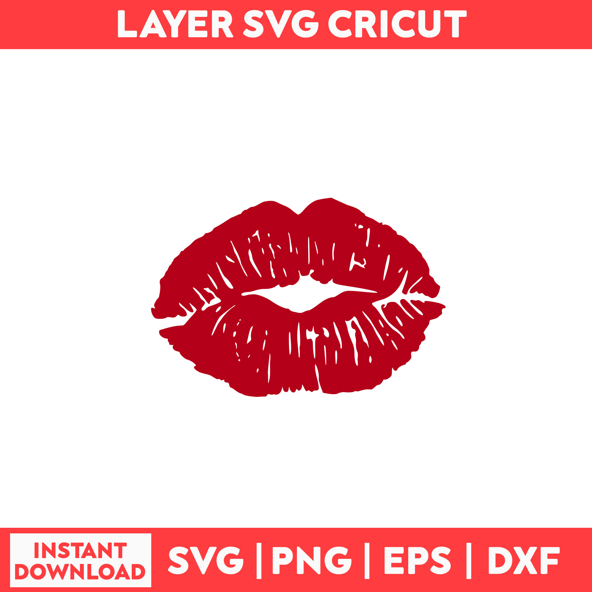 Kiss Lips Svg, Lips Svg, Kiss Svg, Mother's Day Svg - Digit | Inspire ...