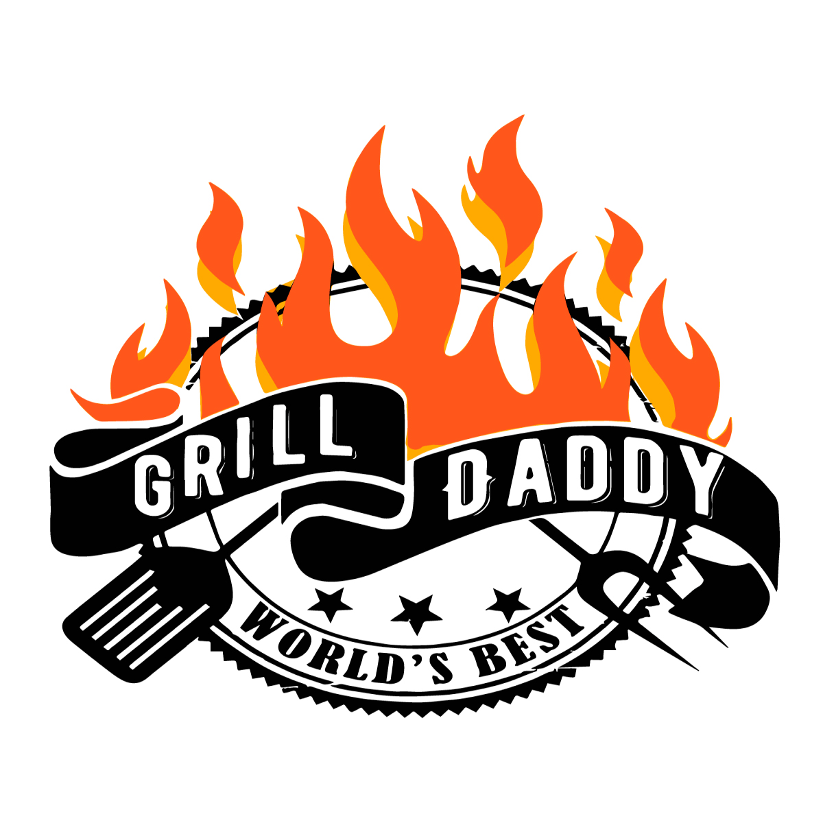Grill Daddy Worlds Best Svg, Fathers Day Svg, Grill Daddy Sv - Inspire ...