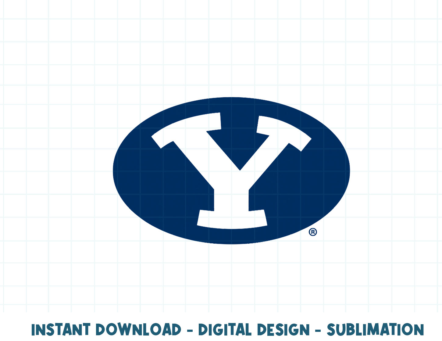 BYU Cougars Icon Logo Officially Licensed | Inspire Uplift