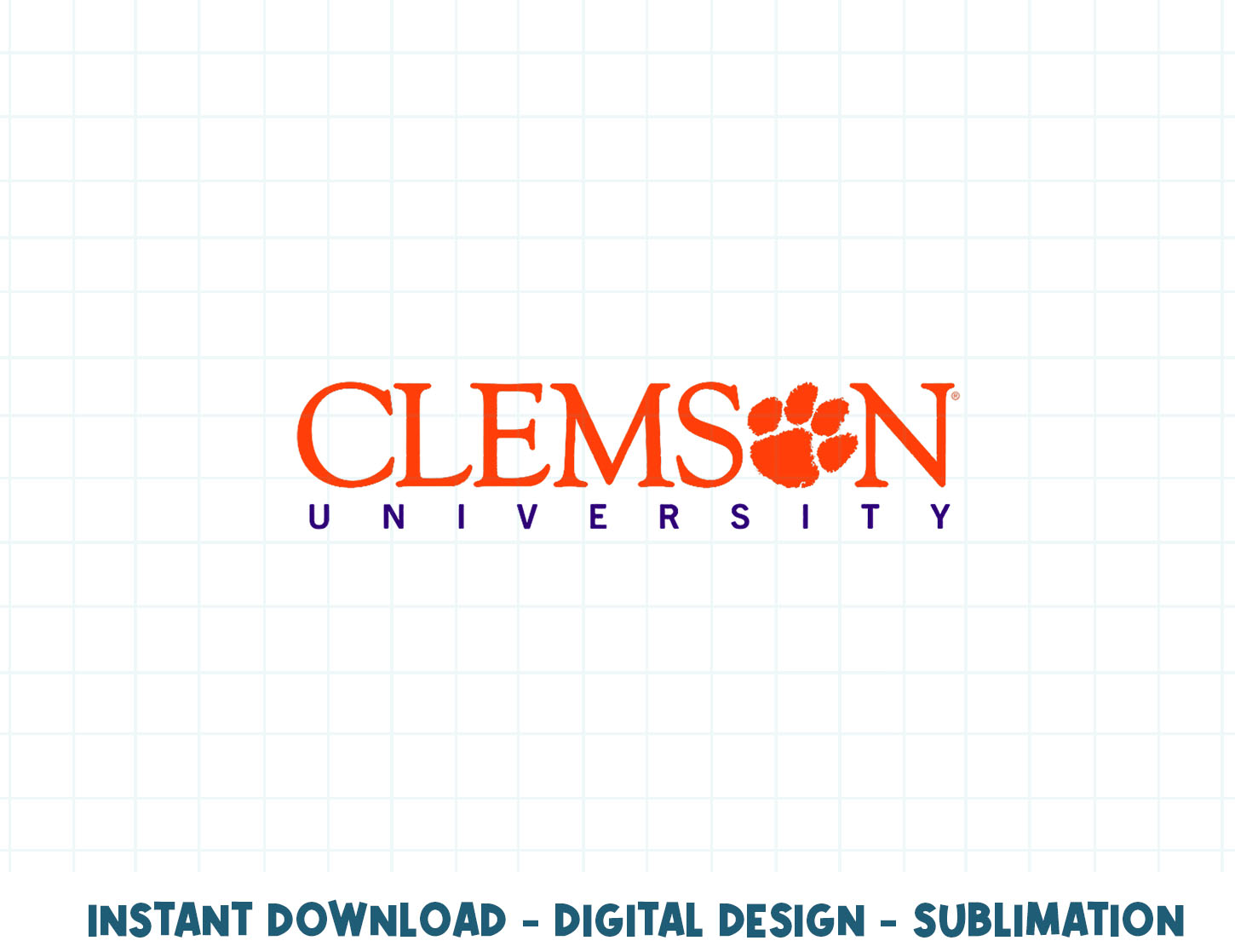 Clemson Tigers Wordmark Logo Officially Licensed | Inspire Uplift