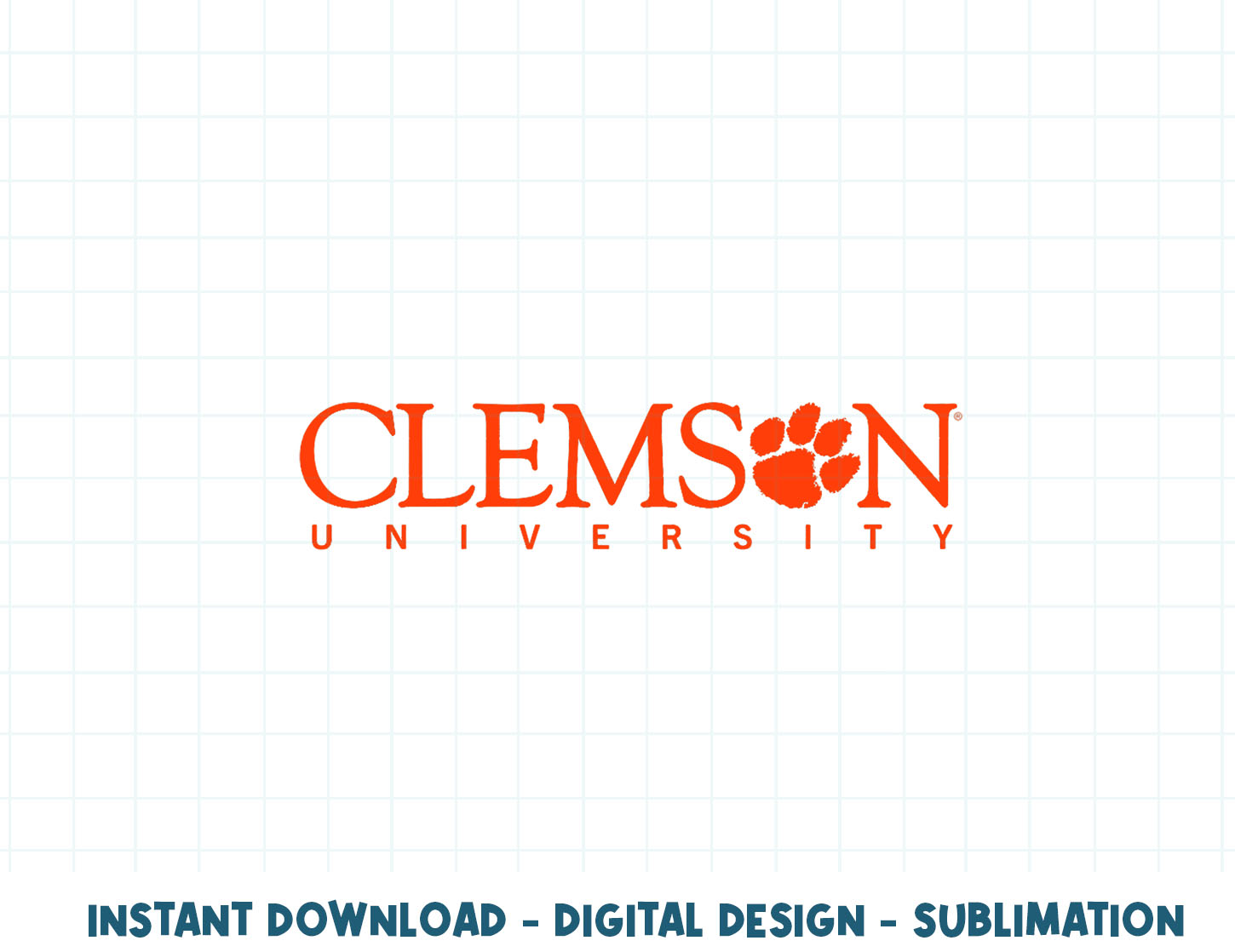 Clemson Tigers Wordmark Officially Licensed - Inspire Uplift