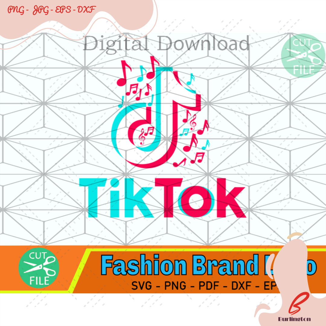 Tik Tok Logo Svg, Tik Tok Svg, Music Note Svg, Tik Tok App S | Inspire ...
