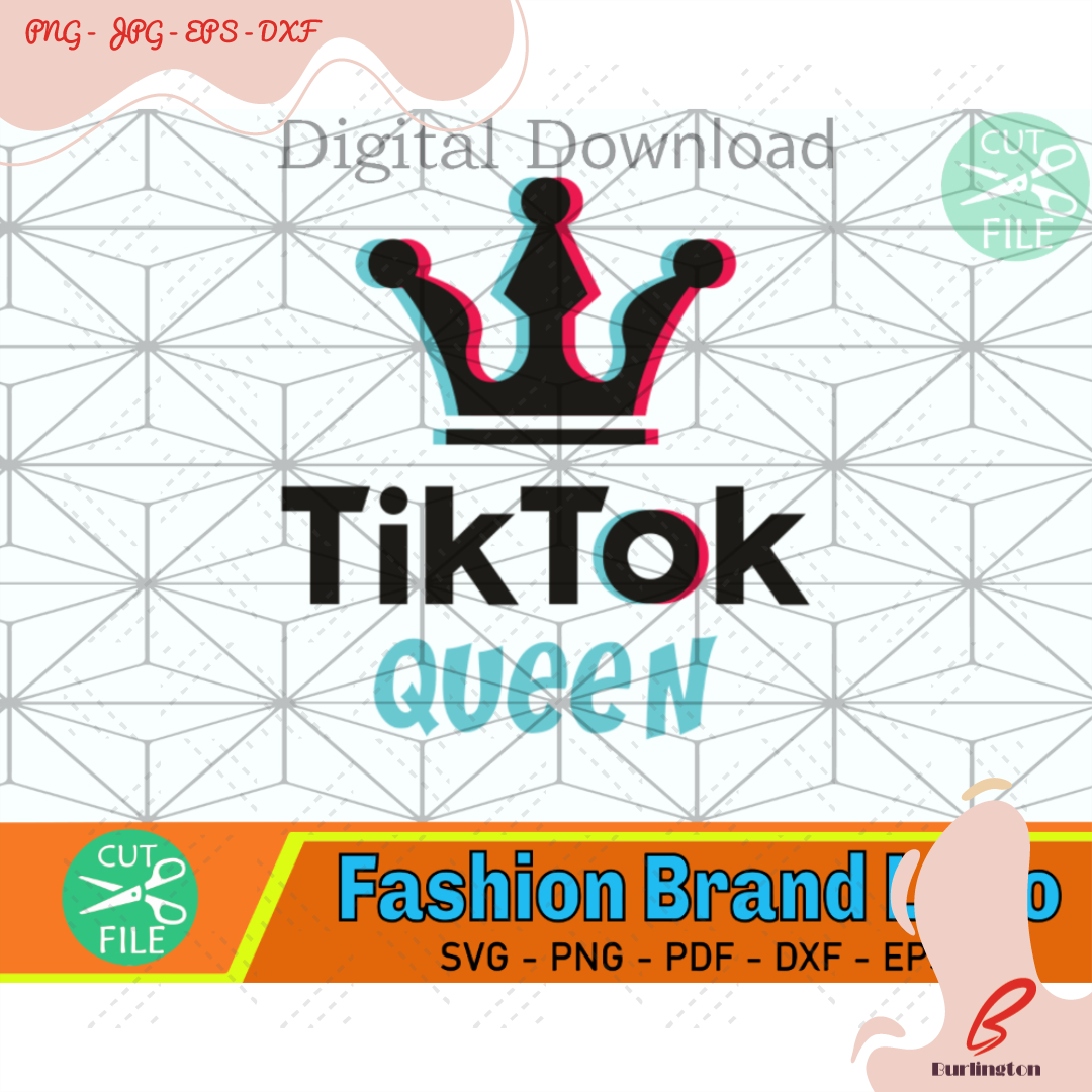 Tik Tok Queen Logo Svg, Tik Tok Svg, Music Note Svg, Tik Tok | Inspire ...
