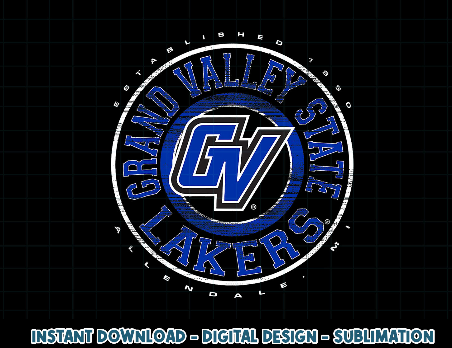 Grand Valley State Lakers Showtime Logo | Inspire Uplift