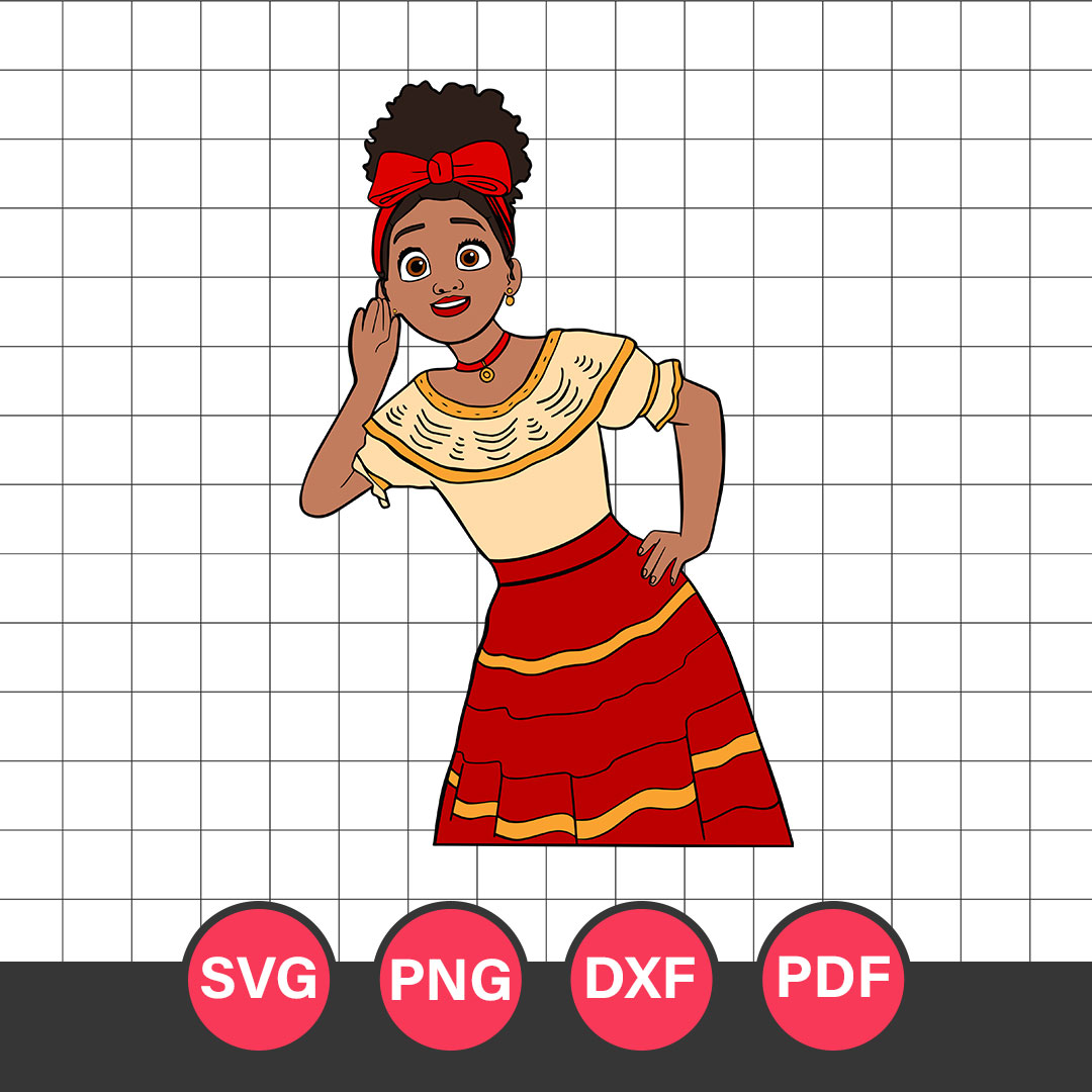 Dolores Madrigal Svg, Dolores Encanto Svg, Encanto Svg, Disn - Inspire ...