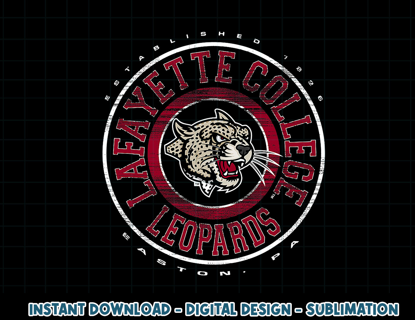 Lafayette College Leopards Showtime Logo Officially Licensed | Inspire ...
