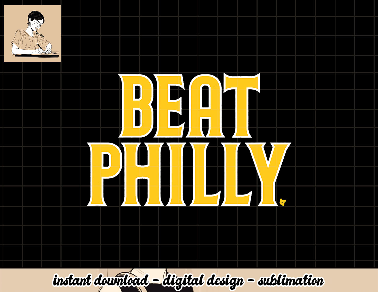 Beat Philly (Brown) - San Diego Baseball png, sublimation | Inspire Uplift