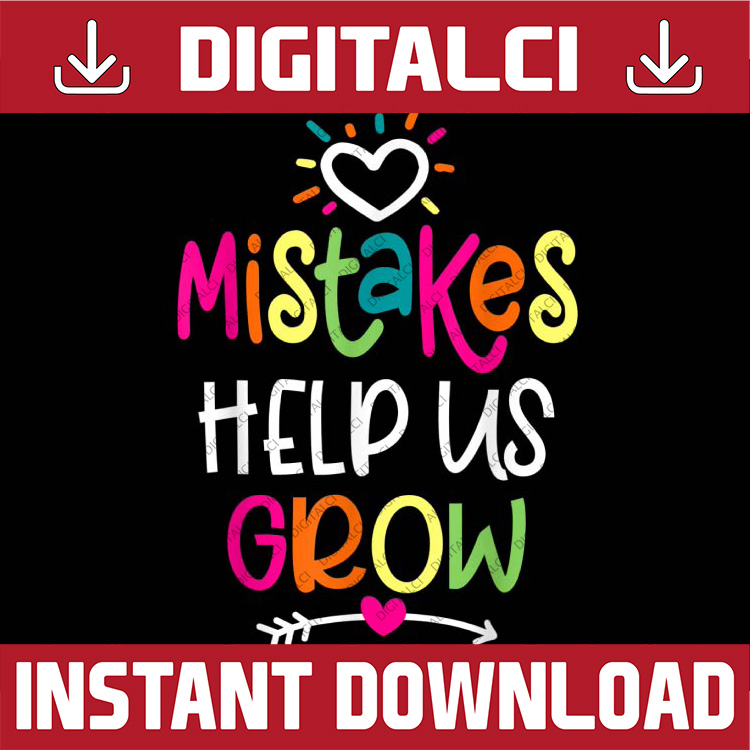 Growth Mindset Positive Back to School Teacher Student PNG F | Inspire ...