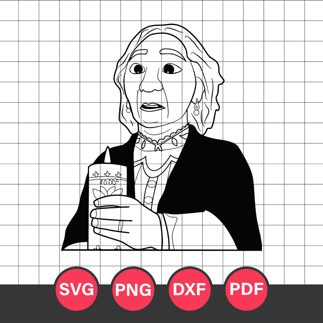 Alma Madrigal Outline Svg, Alma Encanto Svg, Encanto Svg, Di | Inspire ...