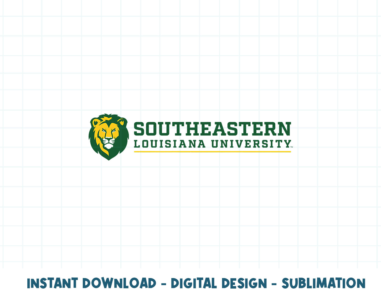 Southeastern Louisiana Lions Icon White Officially Licensed | Inspire ...