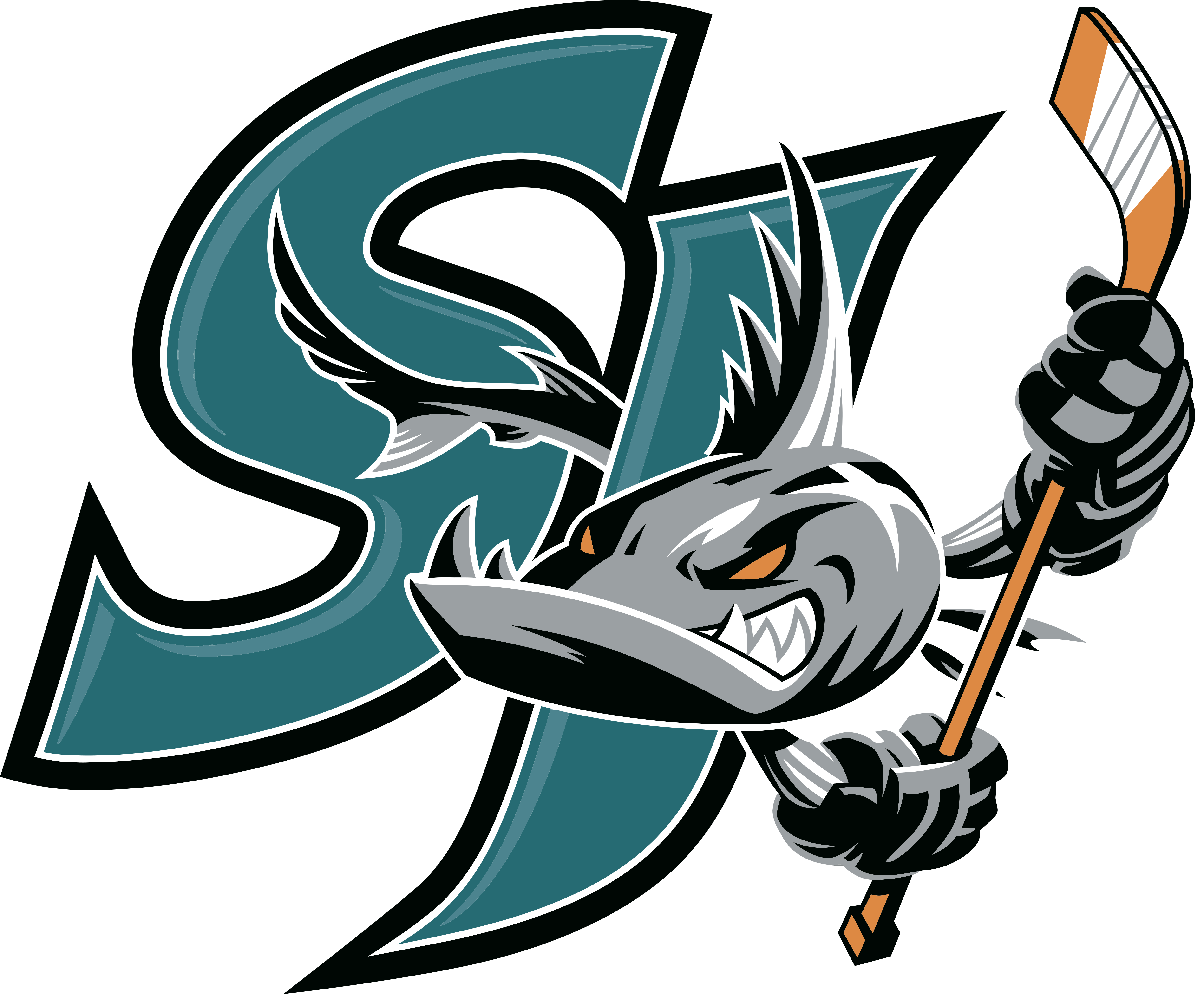 San Jose Sharks Logo SVG, San Jose Sharks PNG, SJ Sharks Log | Inspire ...