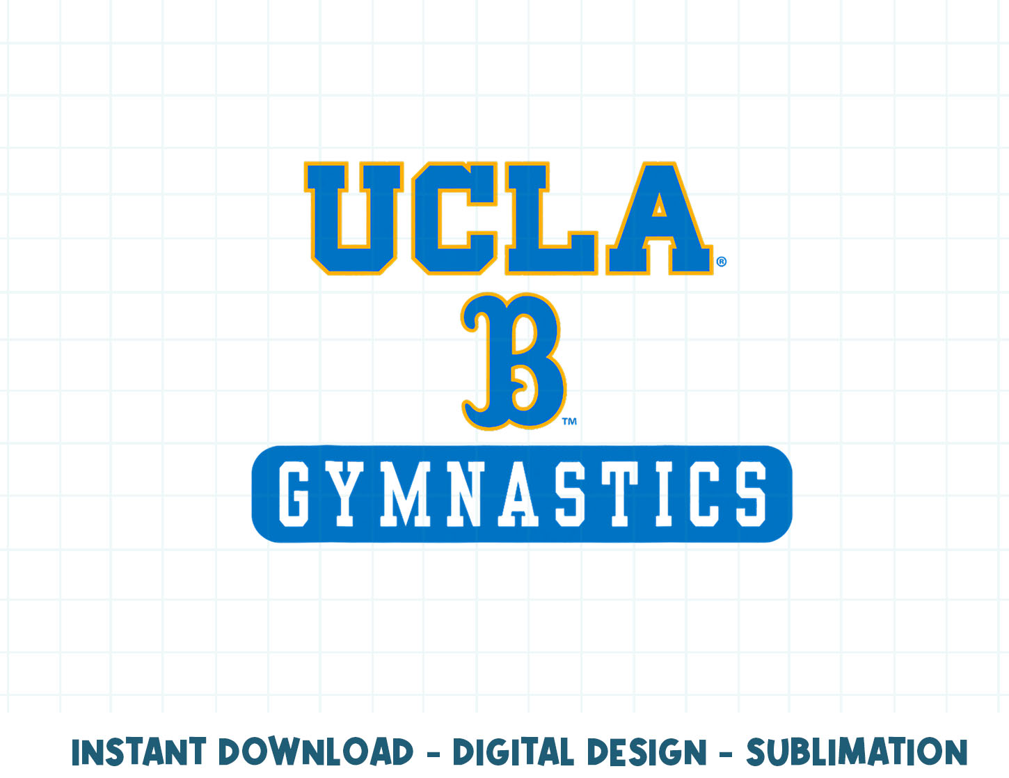 UCLA Bruins Gymnastics Logo Officially Licensed - Inspire Uplift